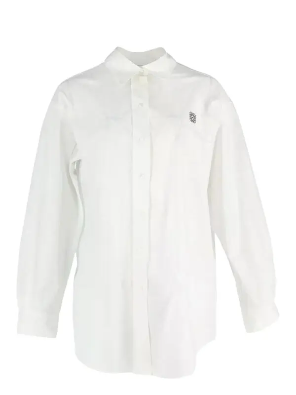 Sandro Logo-embroidered Shirt - White
