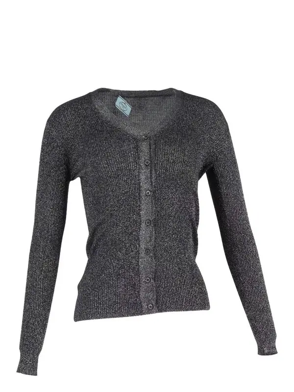 Prada Button-fastening Cardigan - Grey