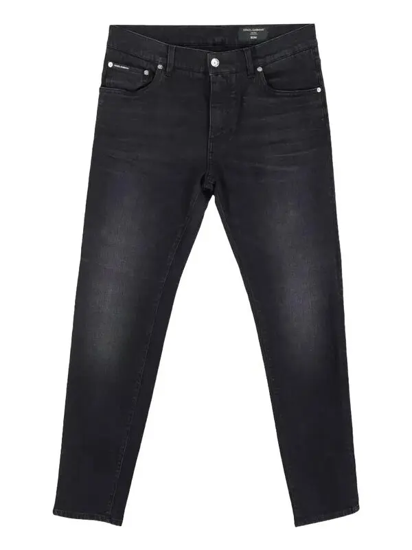 Dolce & Gabbana Slim-fit Jeans - Black