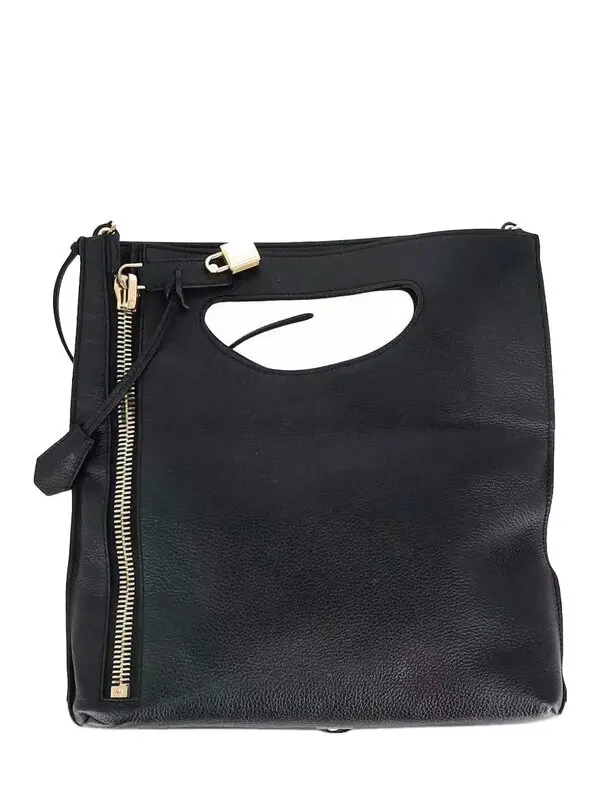 TOM FORD Leather Tote Bag - Black