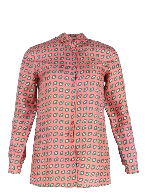 Etro Printed Button-up Shirt - Pink