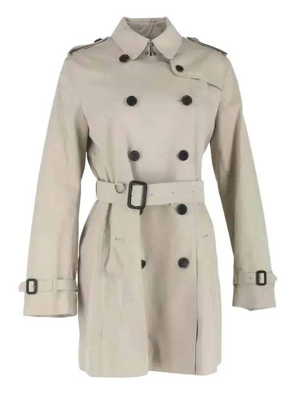 Burberry The Kensington Belted Trench Coat - Neutrals