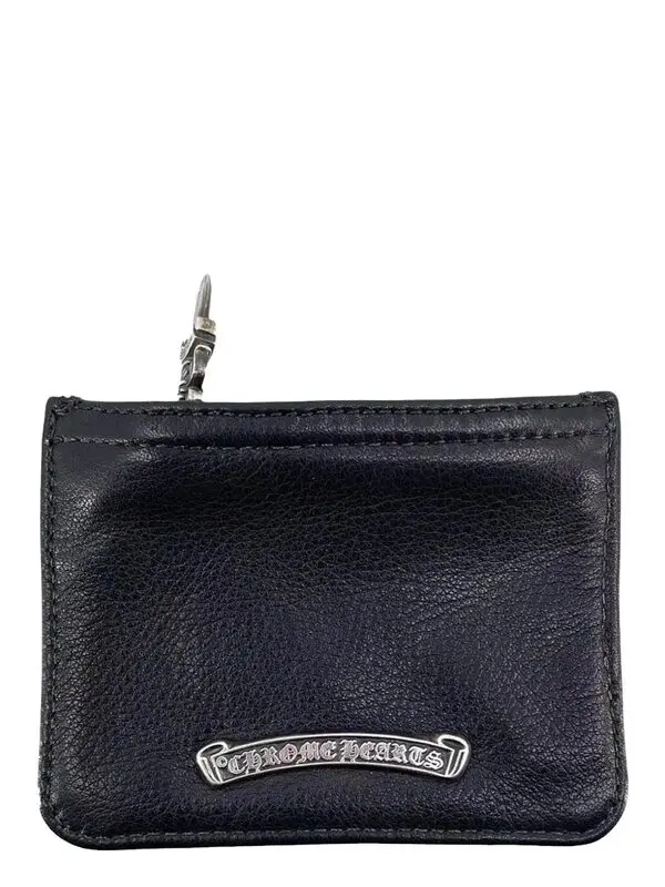 Chrome Hearts Dagger Zip Coin Pouch - Black