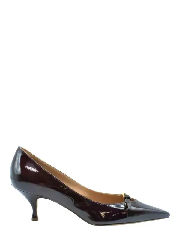 A.BOCCA Muse Pointed Buckle Pumps - Brown