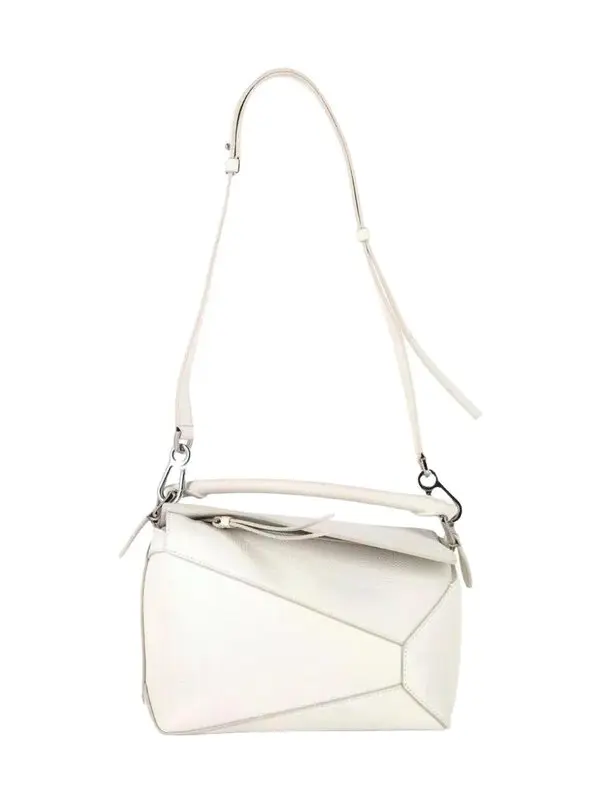 Loewe Small Puzzle Tote Bag - White
