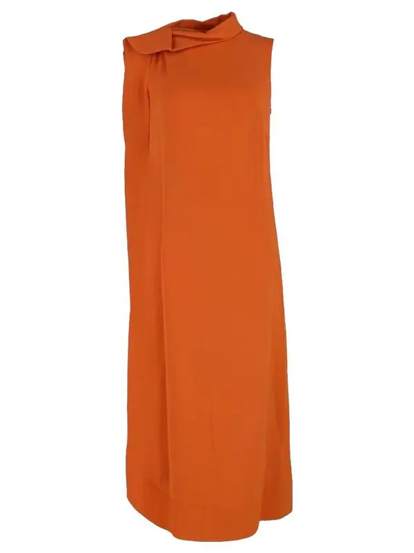 Valentino Garavani Midi Asymmetric Dress - Orange