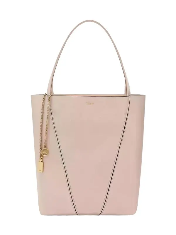Chloé Spin Leather Tote Bag - Neutrals