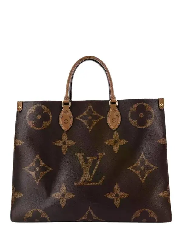 LOUIS VUITTON Onthego Reverse Monogram Giant Mm Tote Bag - Brown