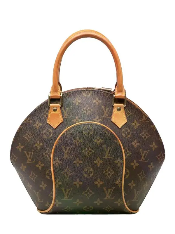 LOUIS VUITTON 1998 Monogram Ellipse Pm Handbag - Brown