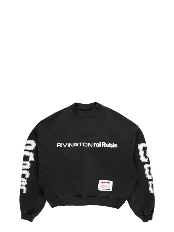 RRR123 Metanoia Uso Cva Crew-neck Sweatshirt - Black