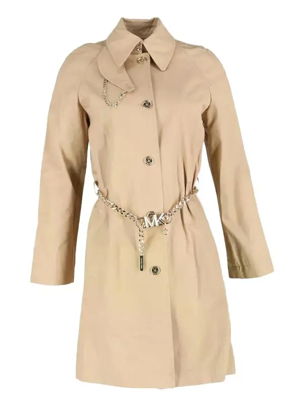 Michael Kors Chain-belt Trench Coat - Neutrals