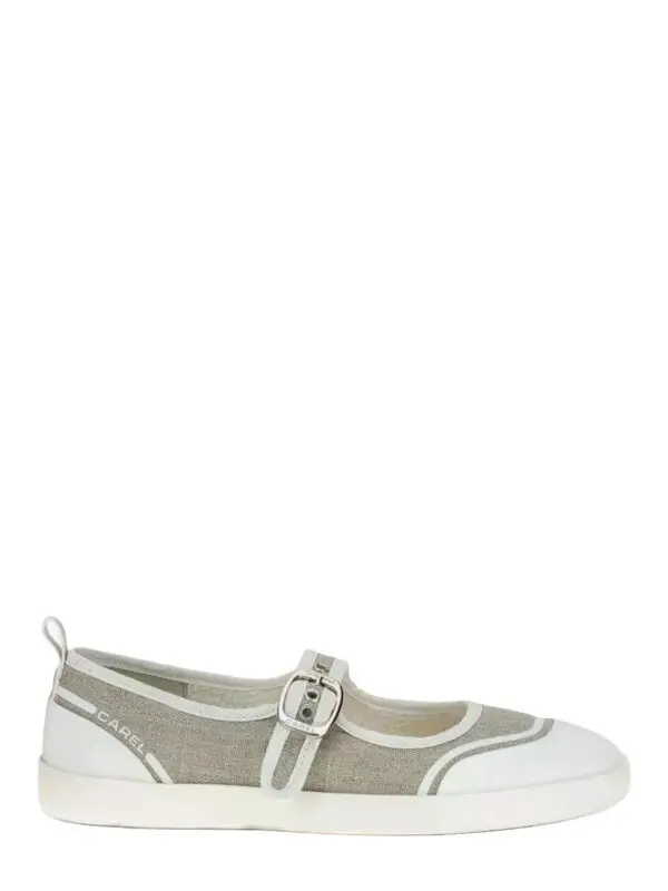 CAREL Costa Buckled Ballet Flats - Neutrals