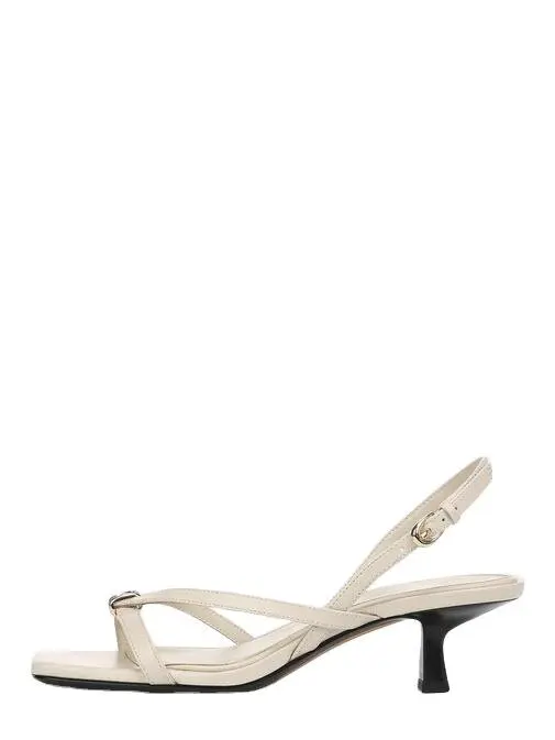 Vince Tali Leather Slingback Sandal - Red