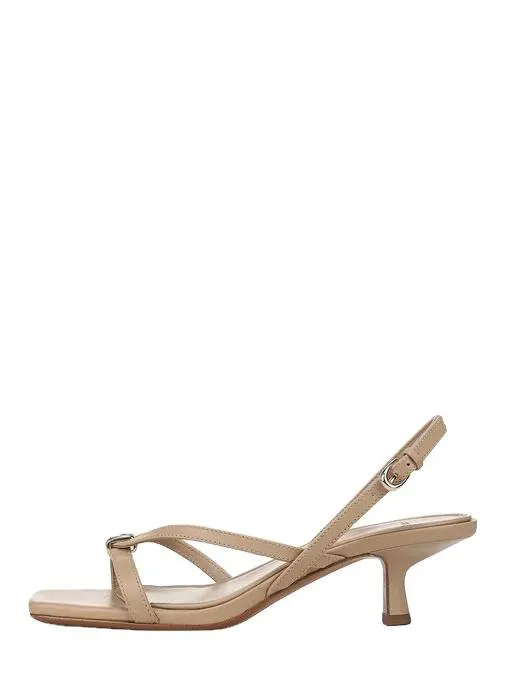 Vince Tali Leather Slingback Sandal - Red