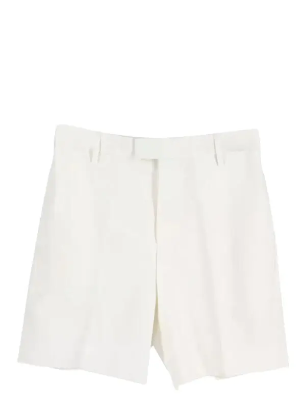 Alexander McQueen Tailored Cotton Shorts - White