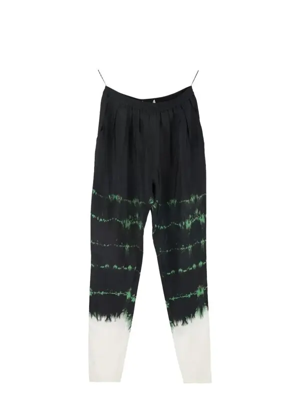 Stella McCartney Tie-dye Print Trousers - Black
