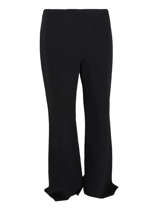 Michael Kors High-rise Flared Trousers - Black