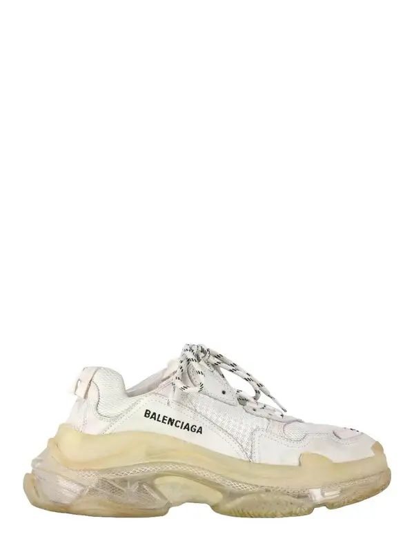 Balenciaga Triple S Layered Sneakers - White