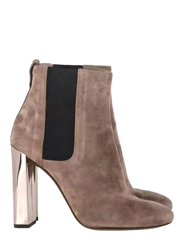 Fendi High-heeled Chelsea Boots - Brown