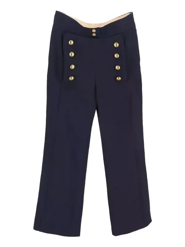 Chloé Buttoned Trousers - Blue