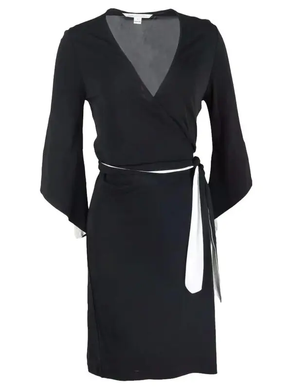 Diane Von Furstenberg Vintage Wrap Dress - Black