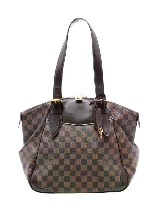 LOUIS VUITTON 2011 Damier Ebene Verona Mm Shoulder Bag - Brown