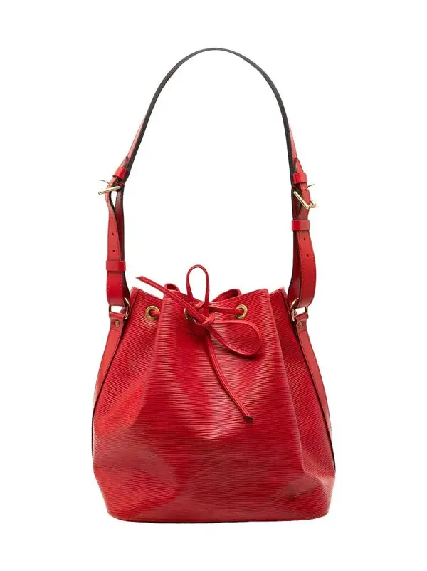 LOUIS VUITTON 1995 Epi Petit Noe Bucket Bag - Red