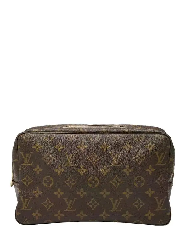 LOUIS VUITTON 1983 Monogram Trousse Toilette 28 - Brown