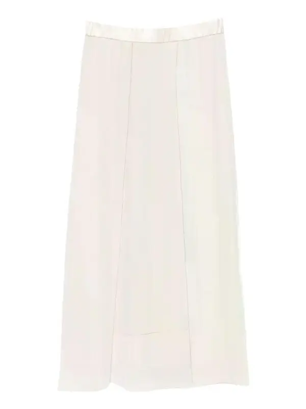 Peserico Elasticated-waistband Maxi Skirt - Neutrals
