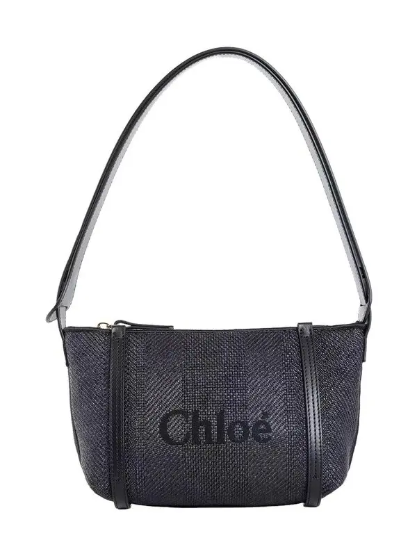 Chloé Logo-detail Shoulder Bag - Black