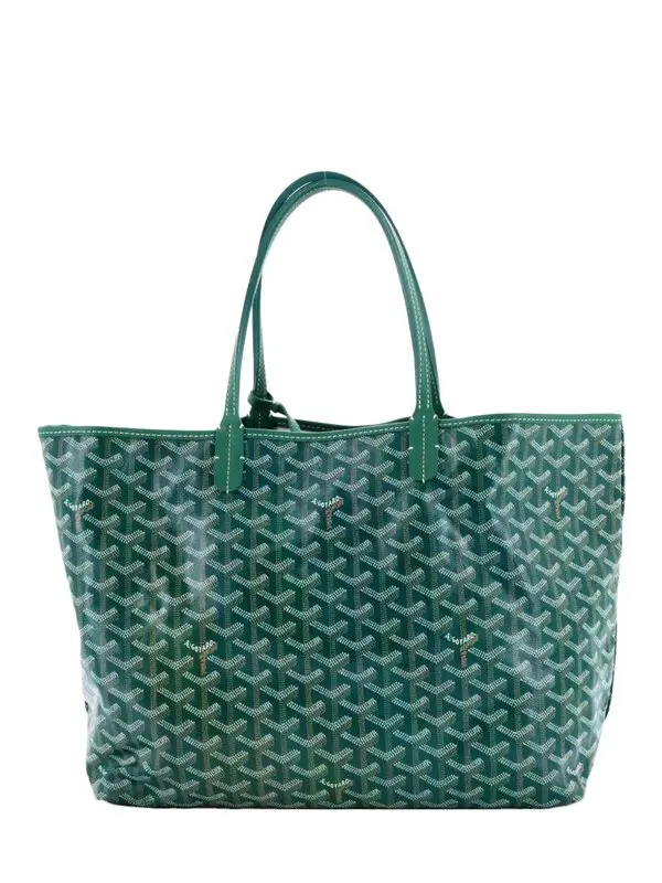 Goyard Saint Louis Coated Canvas Pm Tote Bag - Green