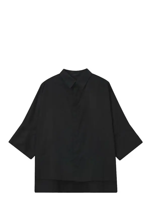 Y’s Buttoned Shirt - Black