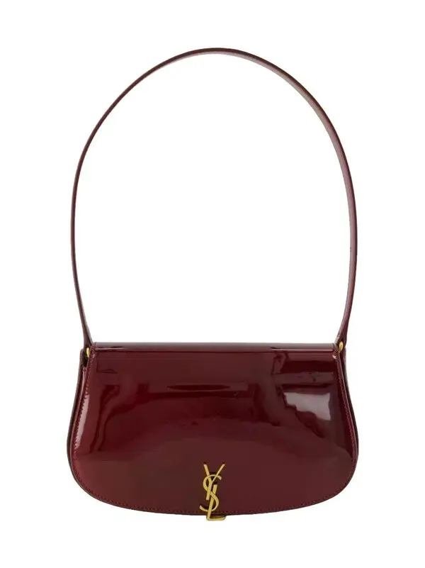 Saint Laurent Voltaire Logo-plaque Shoulder Bag - Red