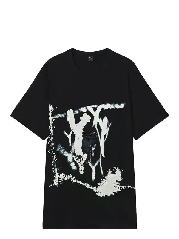 Y’s Printed T-shirt - Black