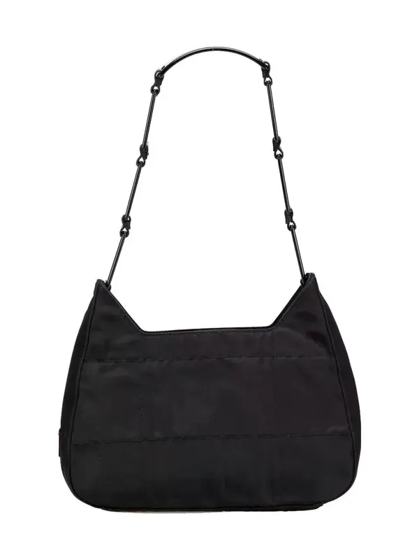 Prada 2000-2013 Tessuto Chain Shoulder Bag - Black