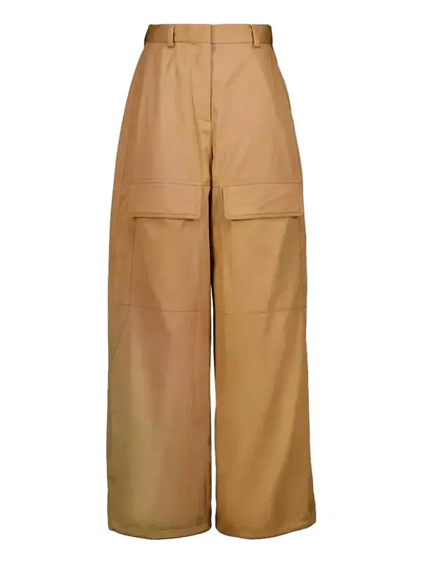 Stella McCartney Wide-leg Cargo Pants - Brown