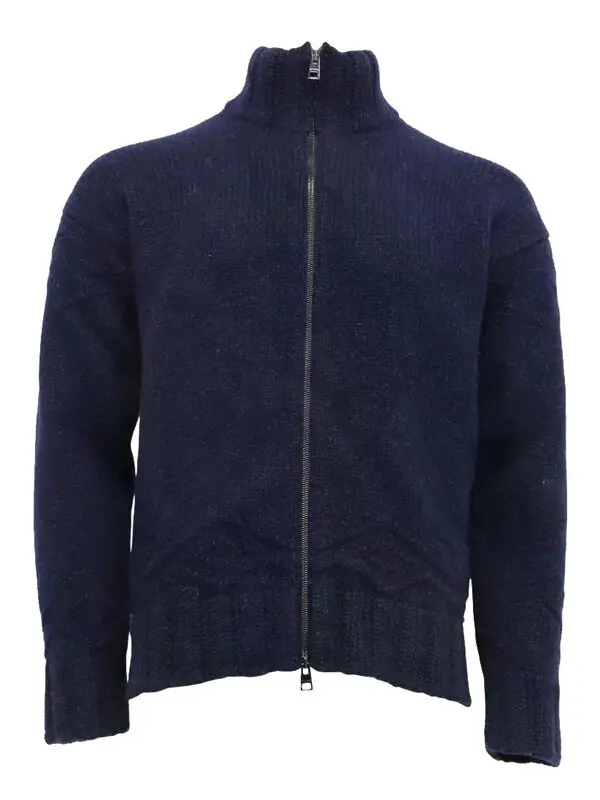 Etro Zip-up Knitted Cardigan - Blue