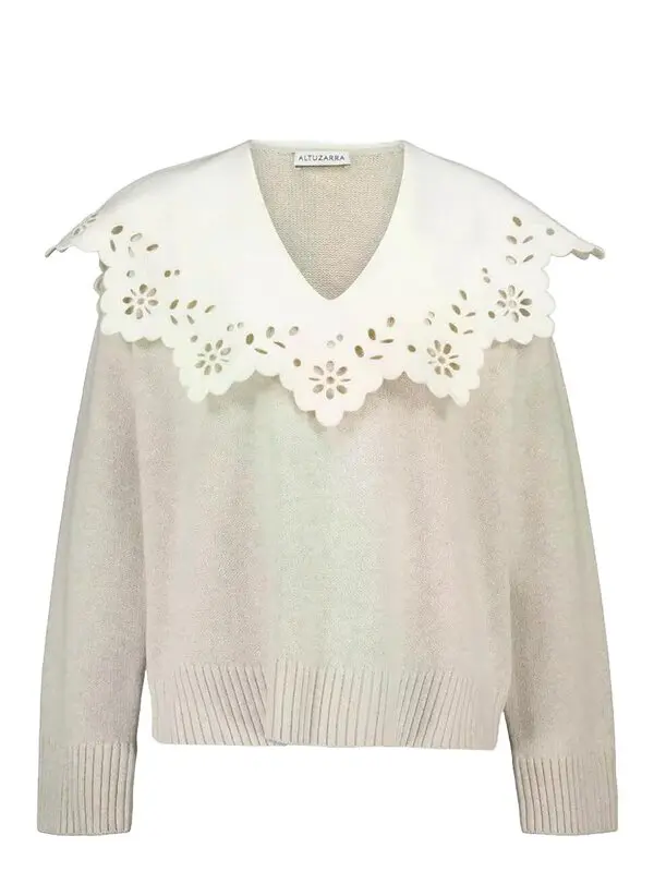 Altuzarra Toro V-neck Sweater - Neutrals