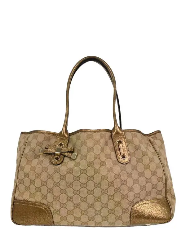 Gucci 1990-2000s Gg Canvas Tote Bag - Neutrals