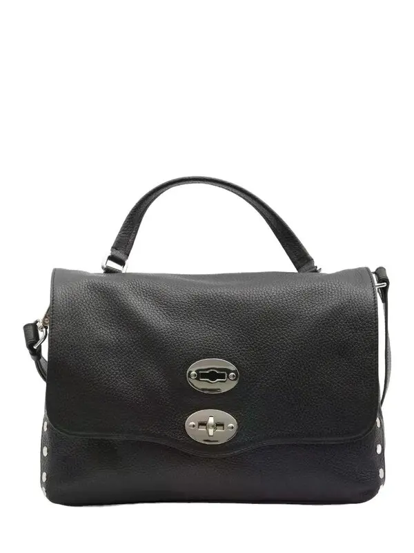 ZANELLATO Small Postina Leather Tote - Black