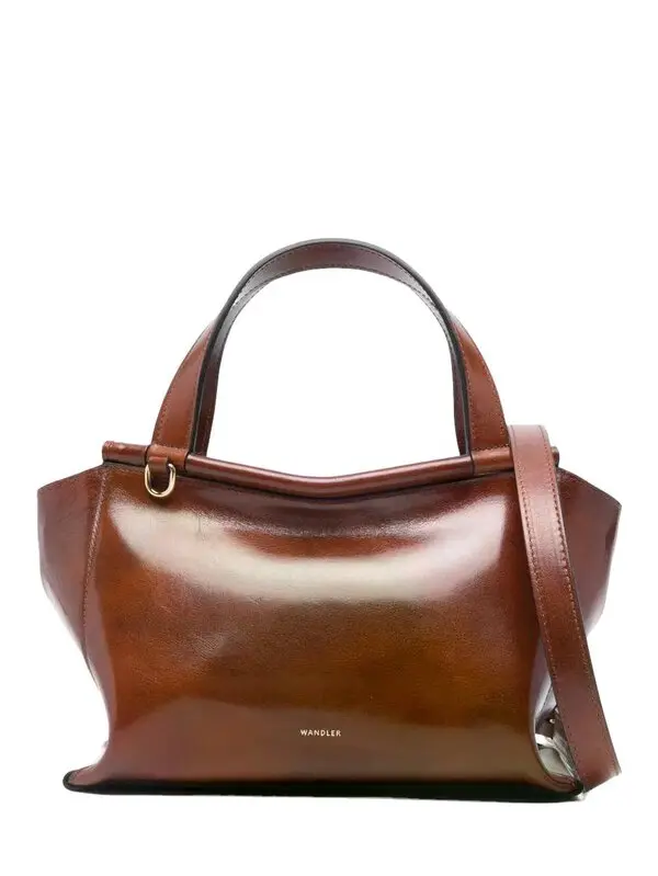 WANDLER Ida Leather Tote Bag - Brown