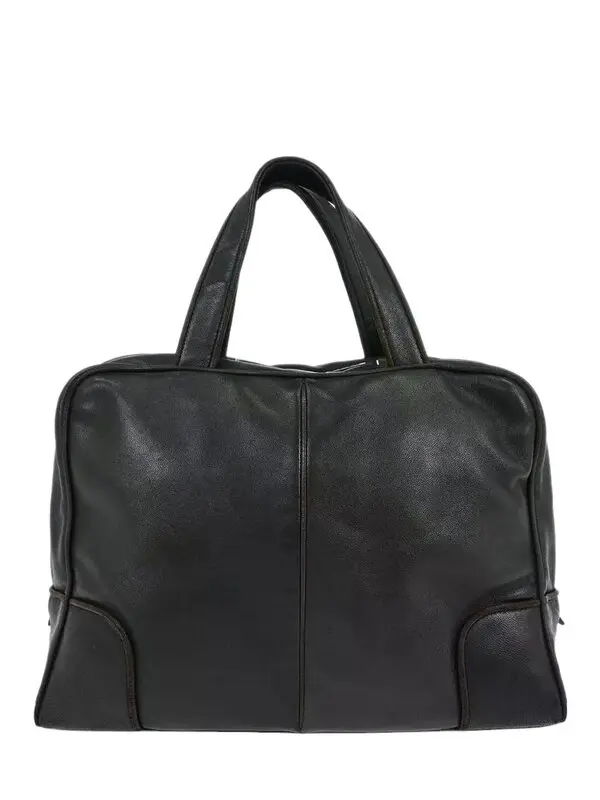 Loewe 1990-2000s Leather Tote - Black