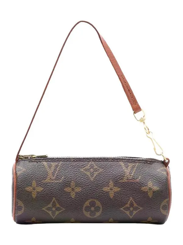 LOUIS VUITTON 1990-2020 Monogram Papillon Pochette - Brown
