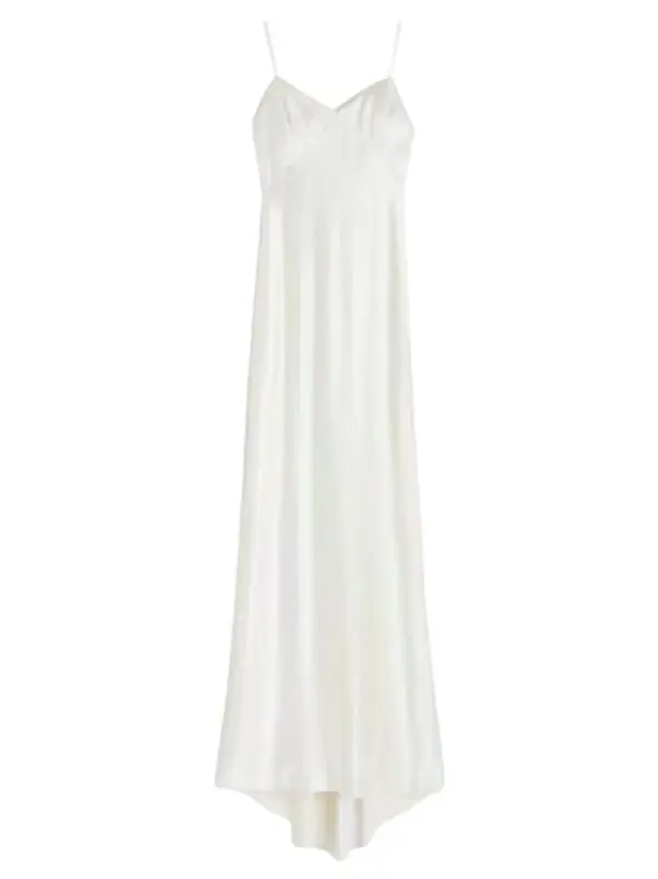 Max Mara V-neck Dress - White