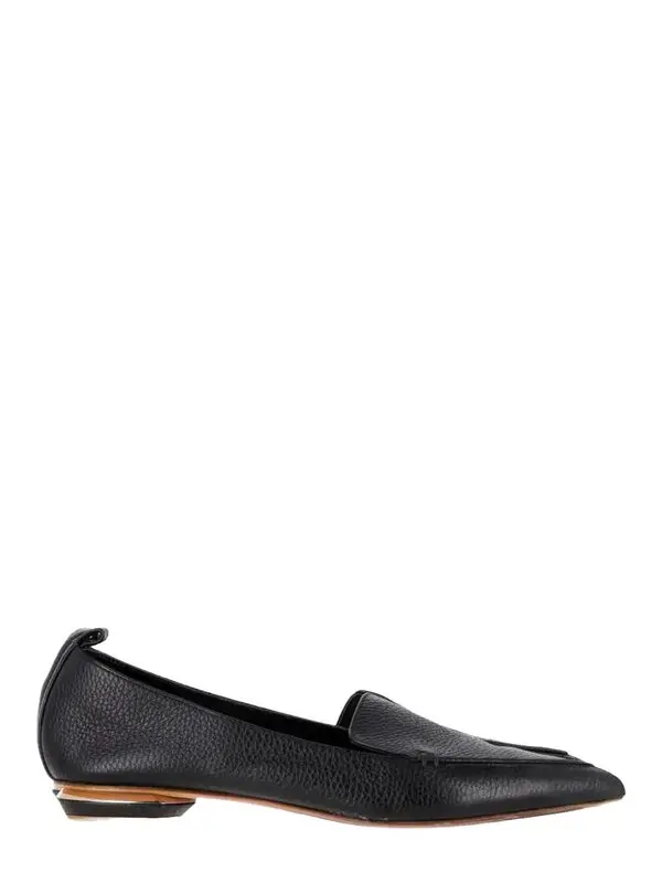 NICHOLAS KIRKWOOD Beya Textured Flats - Black