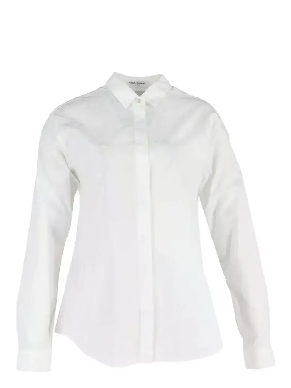 Saint Laurent Cotton Shirt - White