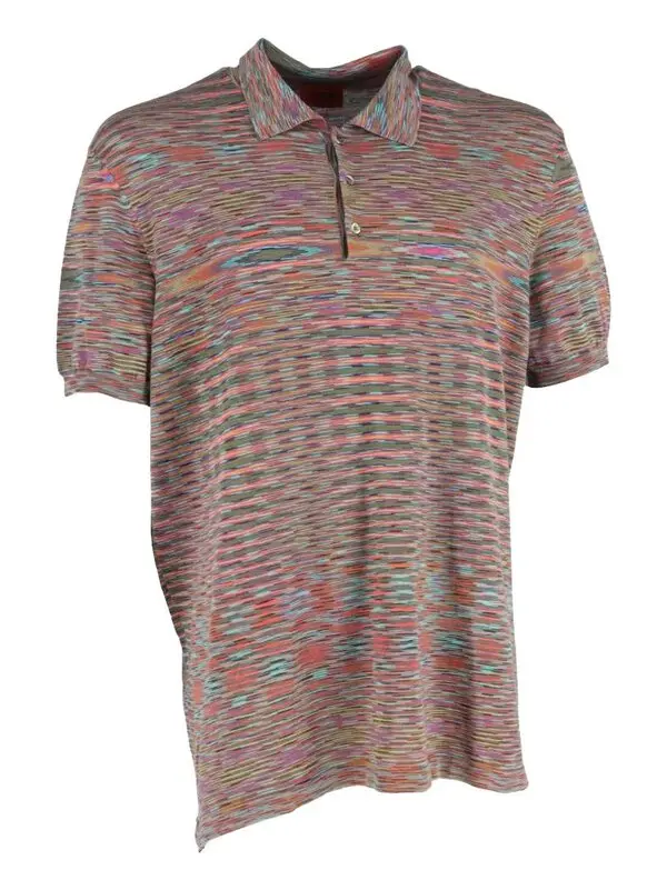 Missoni Short-sleeve Polo Shirt - Red