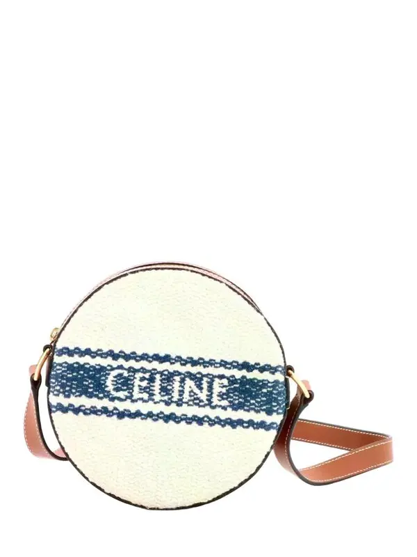 Celine Plein Soleil Round Purse On Strap - Neutrals