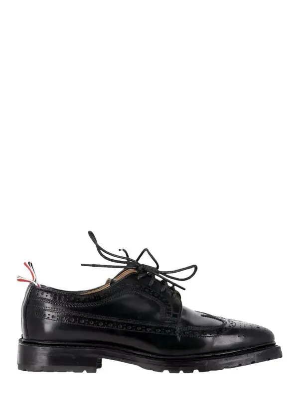 Thom Browne Leather Derby Shoes - Black