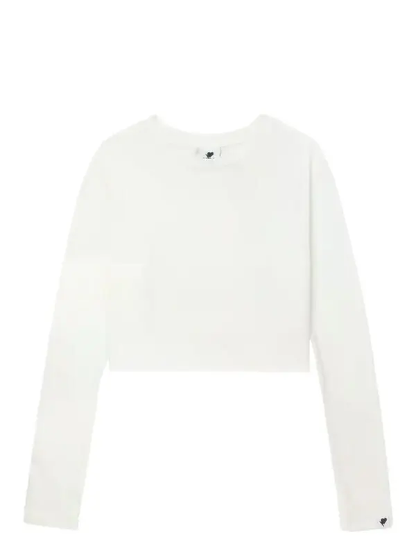 A BATHING APE Apee™ * Cropped Long-sleeve Top - Neutrals